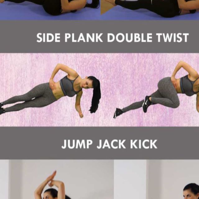 Side Plank Double Twist by Bridgitte Dabrowski - Exercise How-to - Skimble
