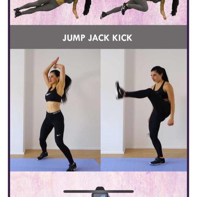 Jump Jack Kick by Bridgitte Dabrowski - Exercise How-to - Skimble