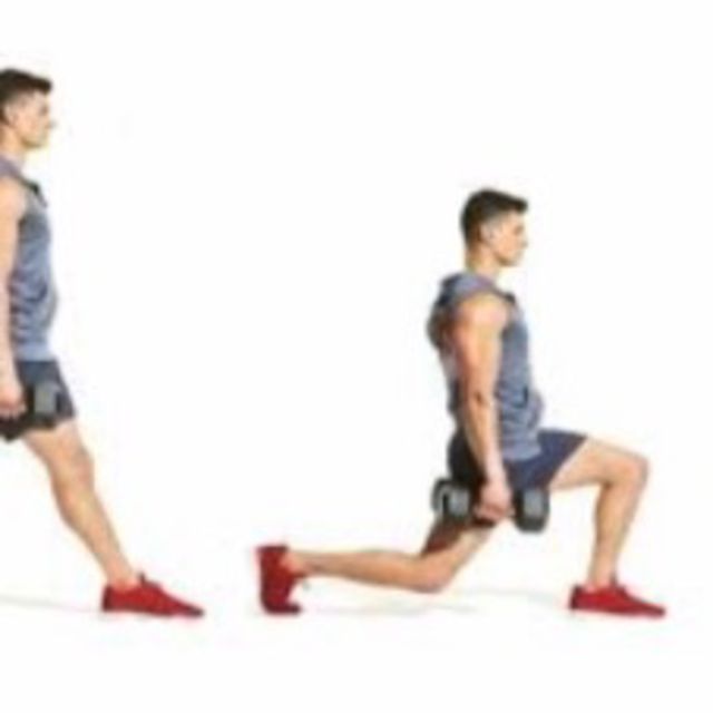 Alternate Weighted Forward Lunge by Adele A. - Exercise How-to - Skimble