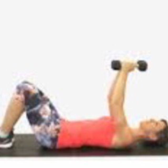 Dumbbell Floor Pullovers by Adele A. - Exercise How-to - Skimble