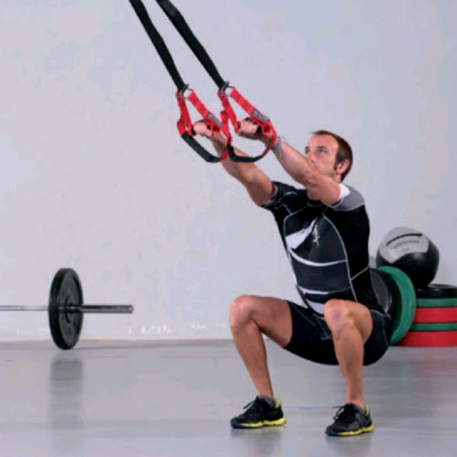 Squat Sauter TRX by Anthony Dubs - Comment faire de l'exercice - Skimble