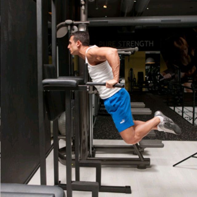 Chest Dips by E M - Exercise How-to - Skimble Workout Trainer