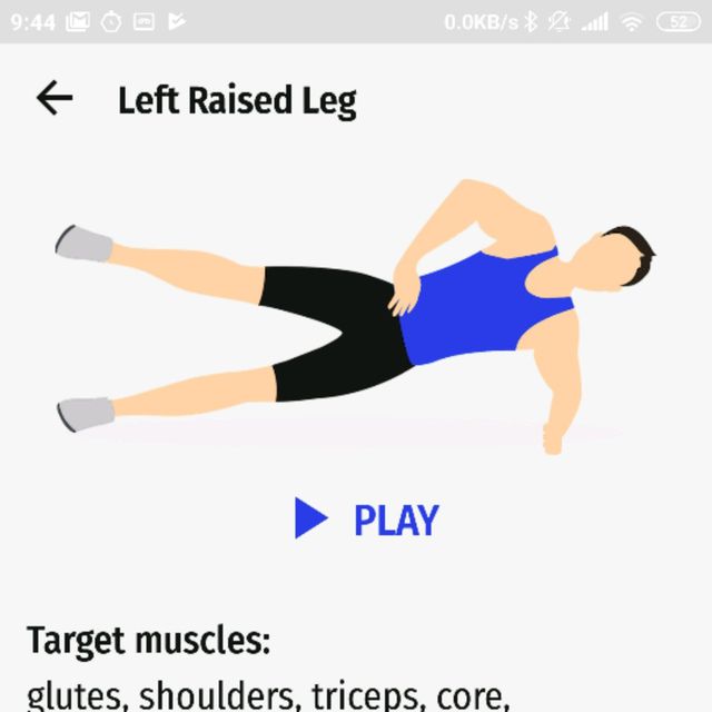 Left Plank Leg Raised by Michael B. - Exercise How-to - Skimble