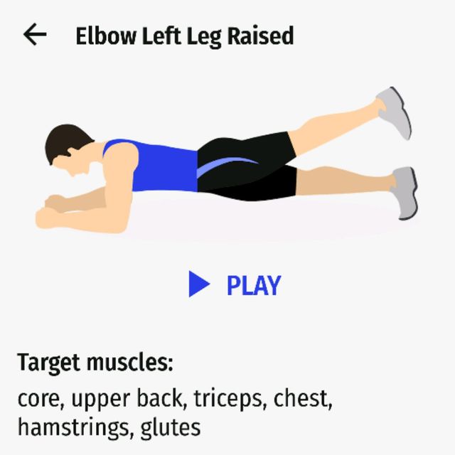 Elbow Plank Left Leg Lifted by Michael B. - Exercise How-to - Skimble
