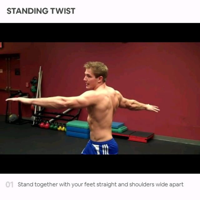 Standing Twist by Michael B. - Exercise How-to - Skimble