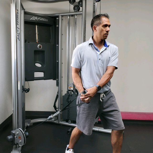 Cable Low To High Chop by Juan Paolo Galvez - Exercise How-to - Skimble