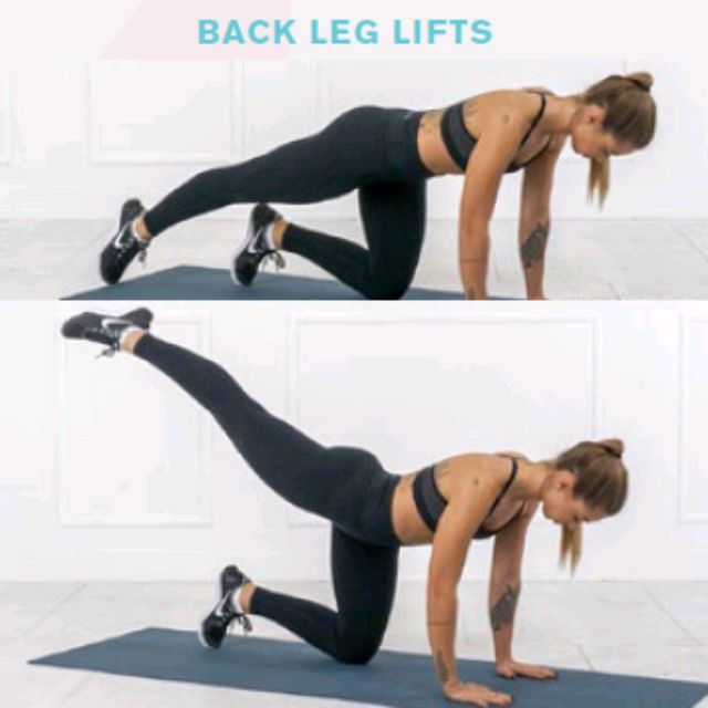 Back Leg Lifts by Lily Rinehart-mann - Exercise How-to - Skimble