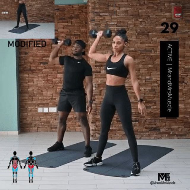 Alternate DB Clean And Press by Cleo W. - Exercise How-to - Skimble