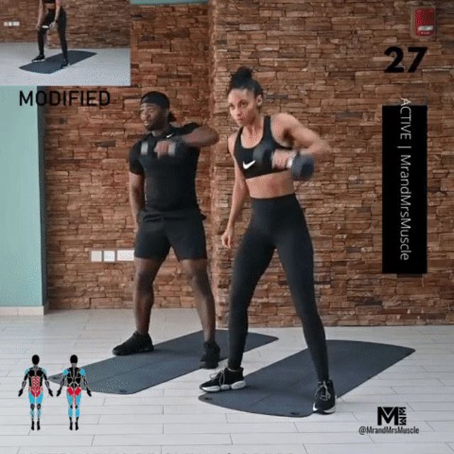 Alternate DB Clean And Press by Cleo W. - Exercise How-to - Skimble