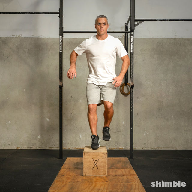 Lateral Hop Overs - Exercise How-to - Skimble Workout Trainer