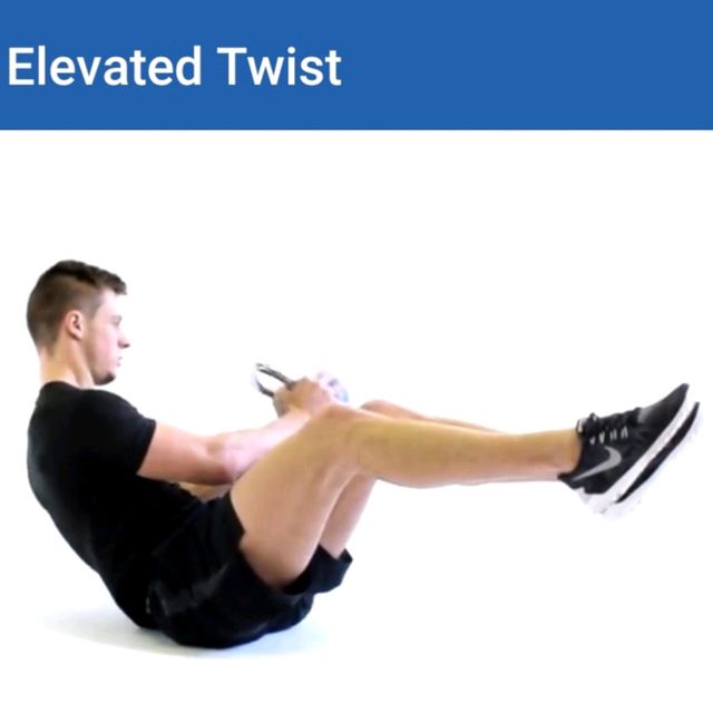 Elevated twist by Tanya P - Exercise How-to - Skimble