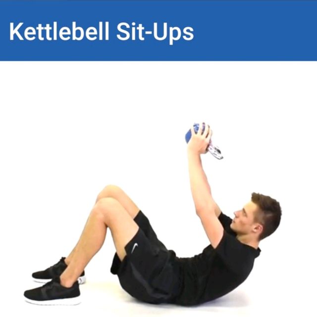 Kettlebell sit-ups by Tanya P - Exercise How-to - Skimble