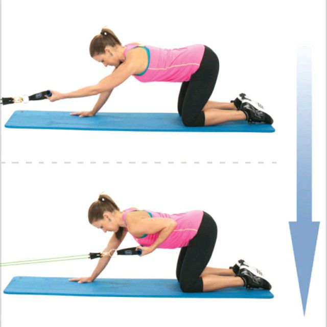 Kneeling One Arm Back Row by Alex 🌊. - Exercise How-to - Skimble