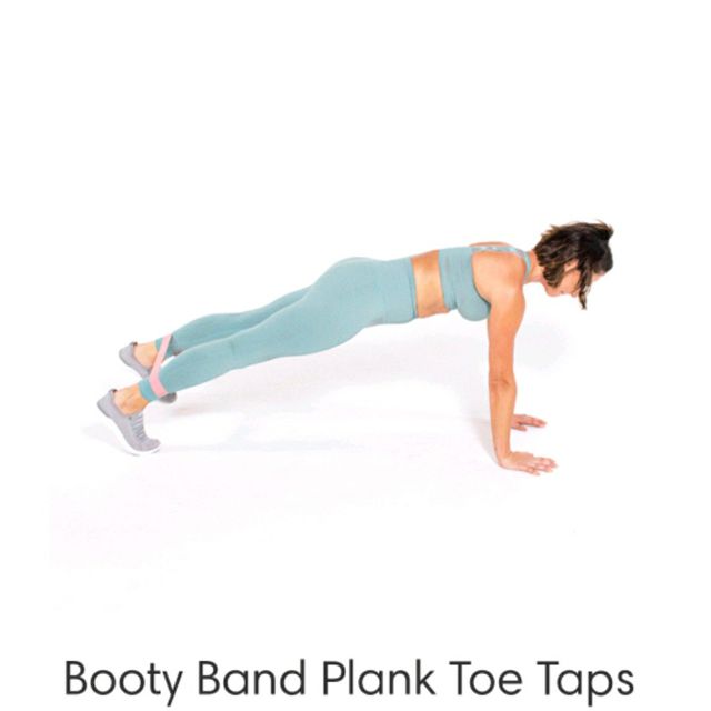 Booty Band Toe Taps by 𝔻𝕖𝕤𝕖𝕣𝕥 𝔽𝕠𝕩🦊 🌟 - Exercise How-to - Skimble