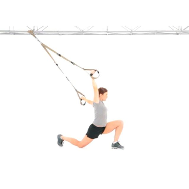 TRX Forward Lunge With Hip Flexor Stretch by Alex 🌊. - Exercise How-to ...