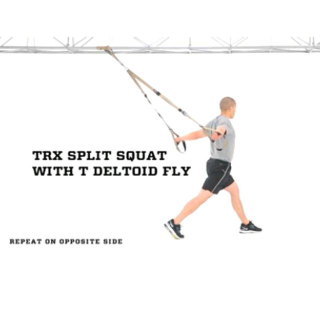 Trx Split Squat W/T Deltoid Fly por Alex 🌊. - Ejercicio Cómo hacerlo ...