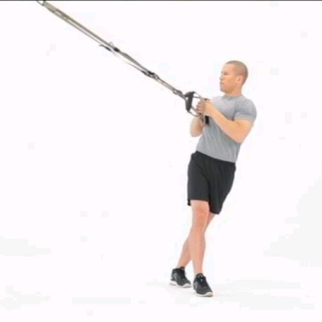 TRX Resisted Torso Rotation Lev 2 by Alex 🌊. - Exercise How-to - Skimble