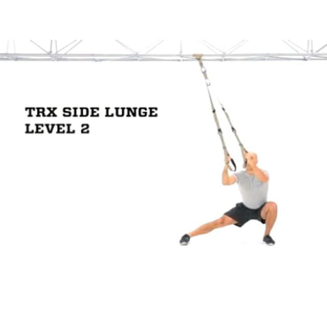 Trx Side Lunge Lev 2 by Alex 🌊. - Exercise How-to - Skimble
