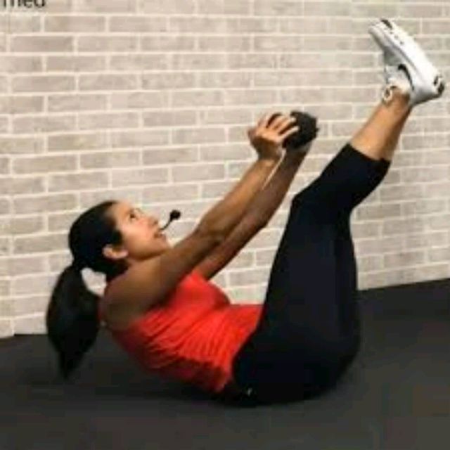 Weighted Toe Reach by Tanya M. - Exercise How-to - Skimble