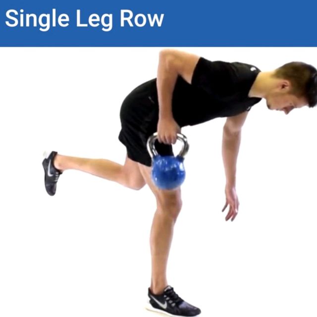 Single leg row by Tanya P - Exercise How-to - Skimble