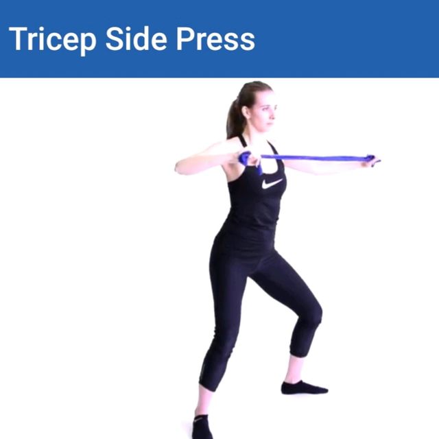 Tricep side press by Tanya P - Exercise How-to - Skimble
