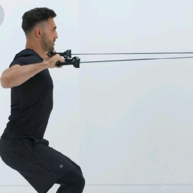 Reverse row with resistance tube by Tanya P - Exercise How-to - Skimble