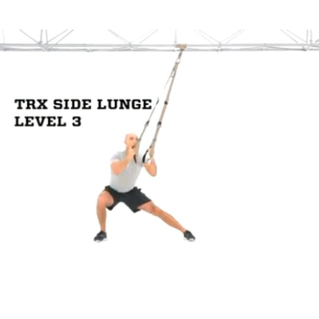 Trx Side Lunge Lev 3 by Alex 🌊. - Exercise How-to - Skimble