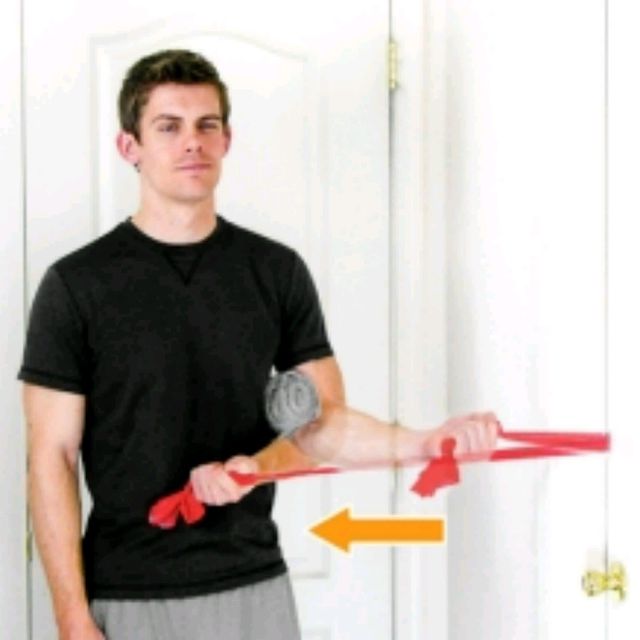 ELASTIC BAND SHOULDER INTERNALROTATION - IR by Greg T. - Exercise How ...