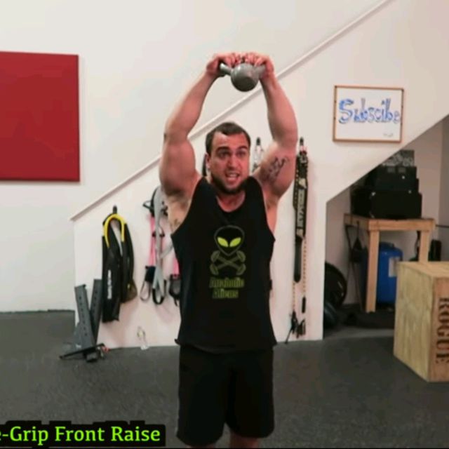 Grip Front Raise by Laurie Douglas - Exercise How-to - Skimble