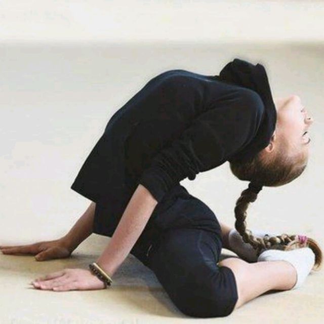 Tadpole Back Bend Pose by Bernadette C. - Exercise How-to - Skimble