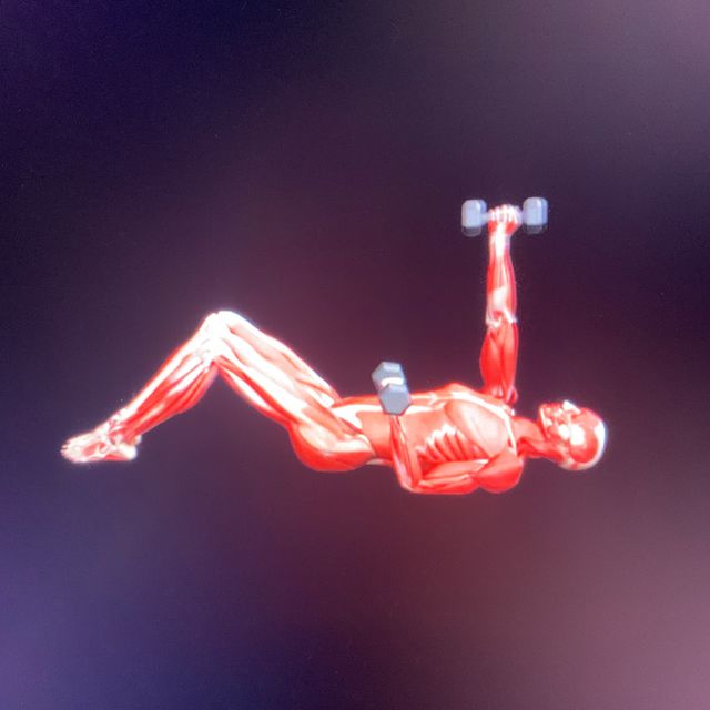 Dumbbell Crossover UnderHand by Ted Smith - Exercise How-to - Skimble