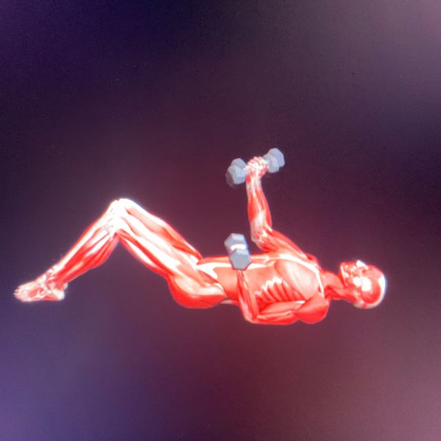 Dumbbell Crossover UnderHand by Ted Smith - Exercise How-to - Skimble