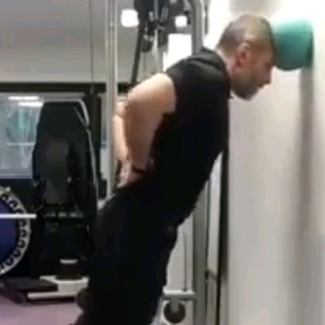 Neck strengthening. Turn your head left-right, up-down, diagonally ...