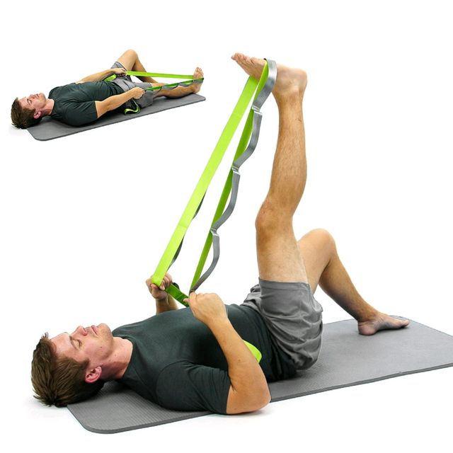 HAMSTRING STRETCH WITH MULTI-LOOP STRAP by Greg T. - Exercise How-to ...