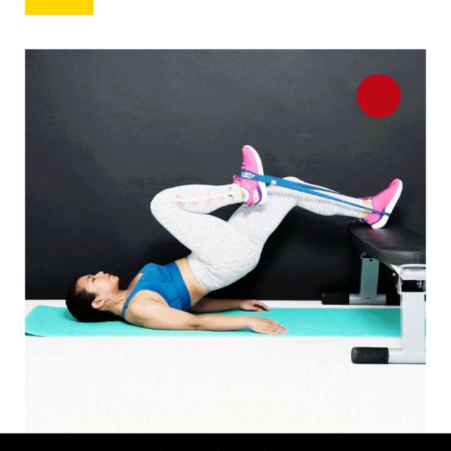 Banded Marching Hip Bridge by Laurie Douglas - Exercise How-to - Skimble