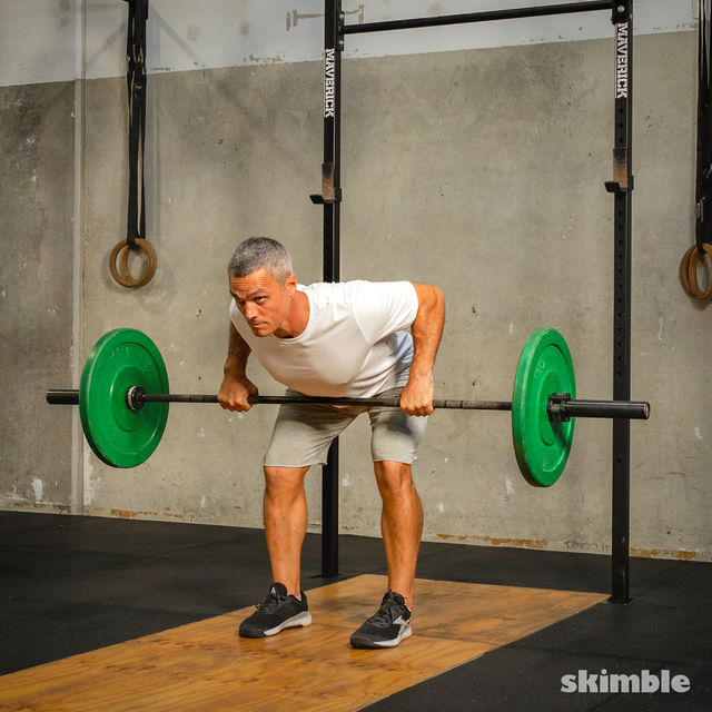 Row, Press, and Shrug It Off - Back Workout - Skimble