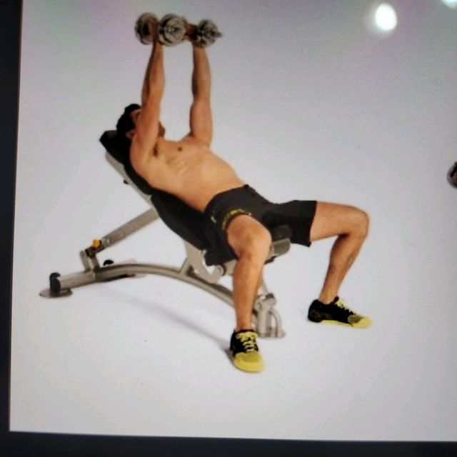 Incline Dumbell Fly by Marcos Rodriguez - Exercise How-to - Skimble