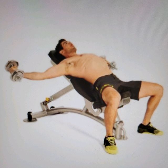 Incline Dumbell Fly by Marcos Rodriguez - Exercise How-to - Skimble