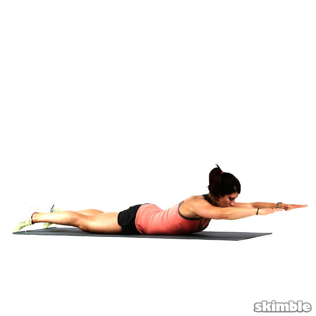 Flying Supermans - Exercise How-to - Skimble Workout Trainer