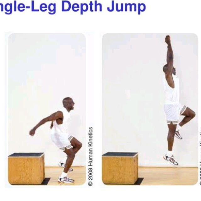 Right Single Leg Depth Jump por Daniel Arixi - Ejercicio Cómo hacerlo ...