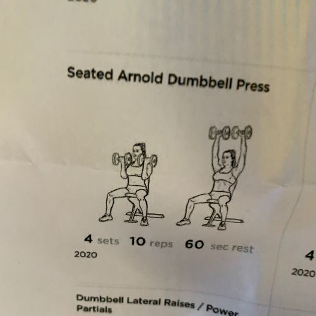 Seated Arnold Press by Laurence B. - Comment faire de l'exercice - Skimble