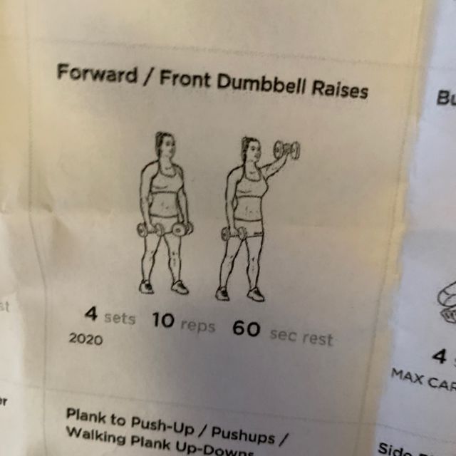 Front Dumbbell Raises by Laurence B. - Comment faire de l'exercice ...