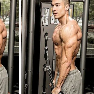 Bicep Cable Curl With Rope by Litabel L. - Exercise How-to - Skimble