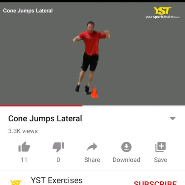 Latteral Cone Jumps by Blissed Out Baker -plant Based Chef - Exercise ...