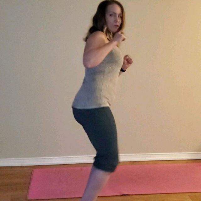 Side Push + High Kick by Bernadette C. - Exercise How-to - Skimble