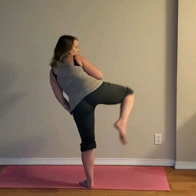 Side Push + High Kick by Bernadette C. - Exercise How-to - Skimble