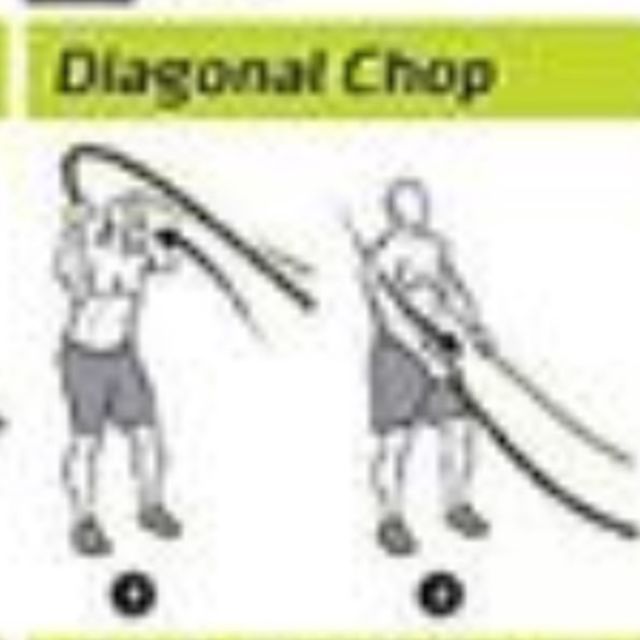 Battle Rope Diagonal Chop por Remzi Ozcan - Ejercicio Cómo hacerlo ...