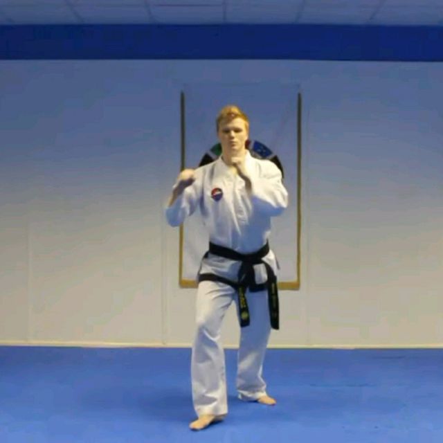 Inward Crescent Kick - Left • An Chagi by Bernadette C. - Exercise How ...