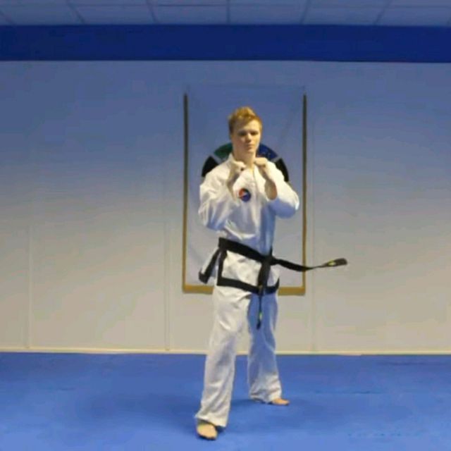 Inward Crescent Kick - Left • An Chagi by Bernadette C. - Exercise How ...