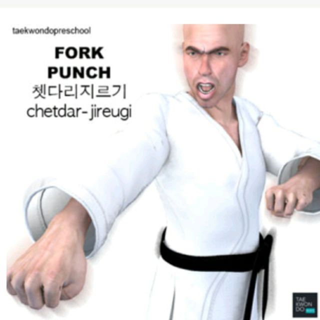 Fork Punch Punch - Right • Chetdar Jireugi by Bernadette C. - Exercise ...